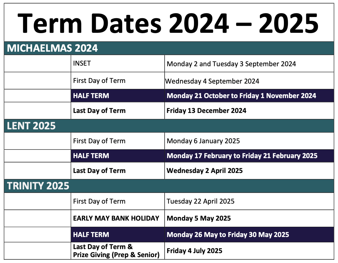 Term Dates